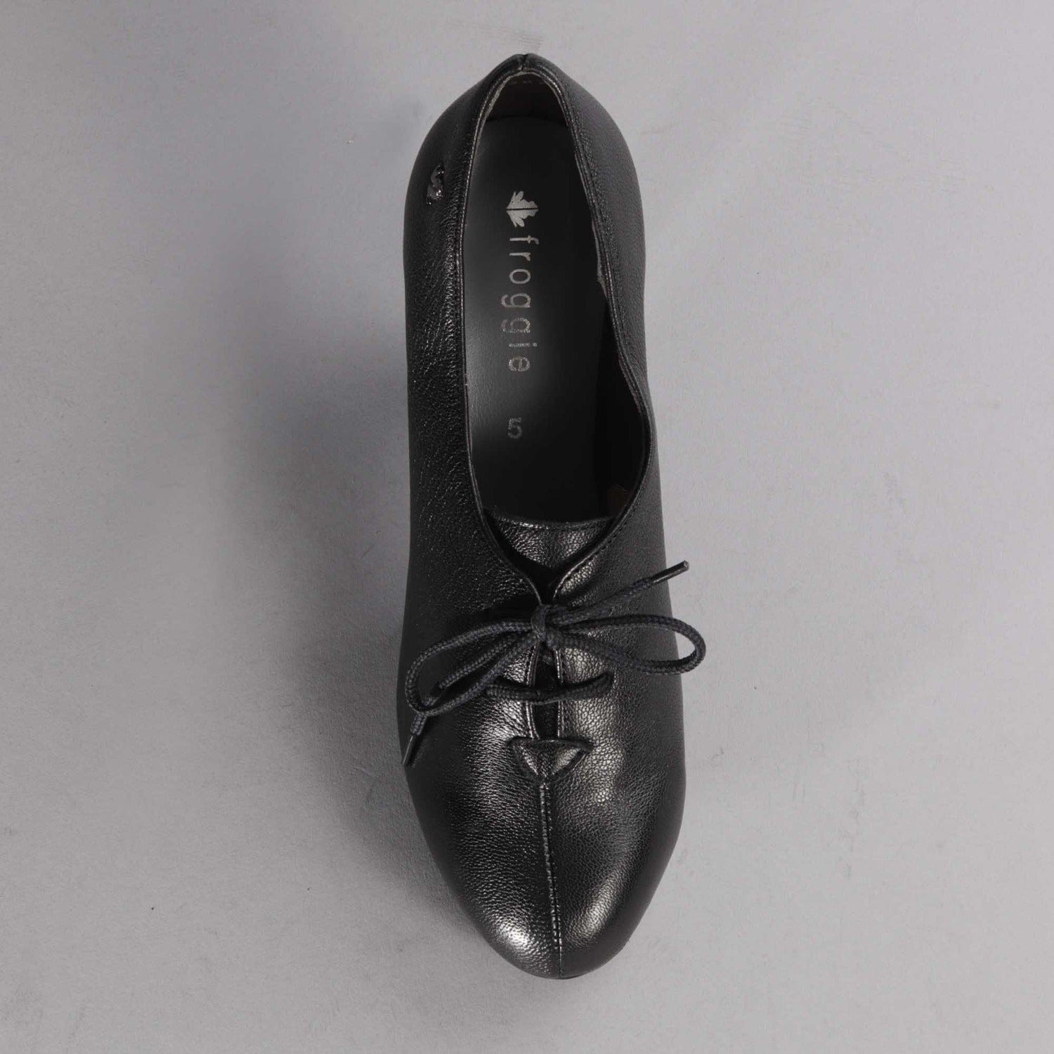 High Heel Lace-Up Shoe in Black - Froggie | Leather Shoes | South ...