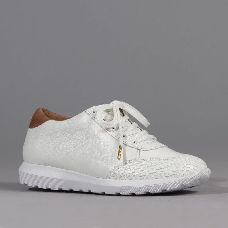 Lace-up Sneaker in White -Froggie | Leather Shoes | South Africa ...