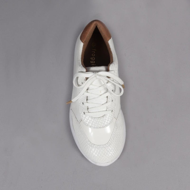 Lace-up Sneaker in White -Froggie | Leather Shoes | South Africa ...