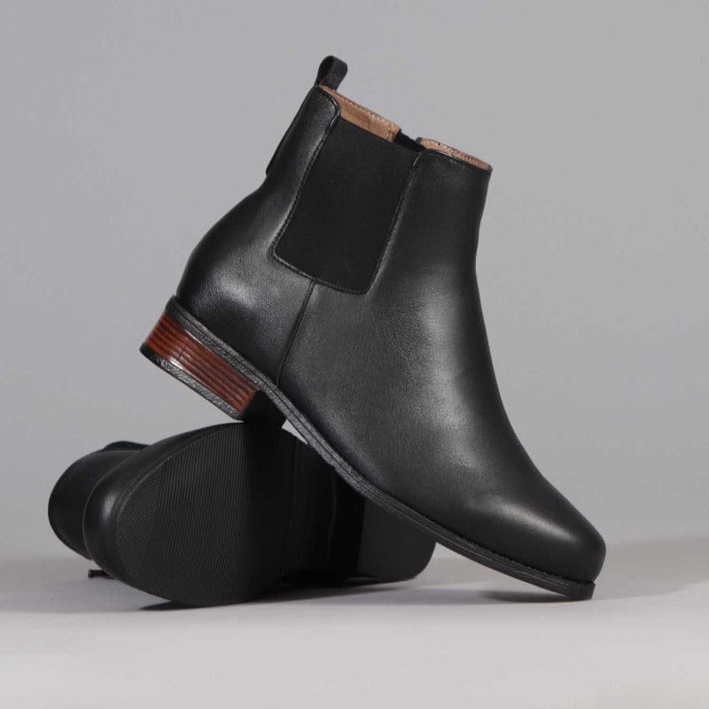 Chelsea Ankle Boots in Black - Froggie | Leather Shoes | South Africa ...
