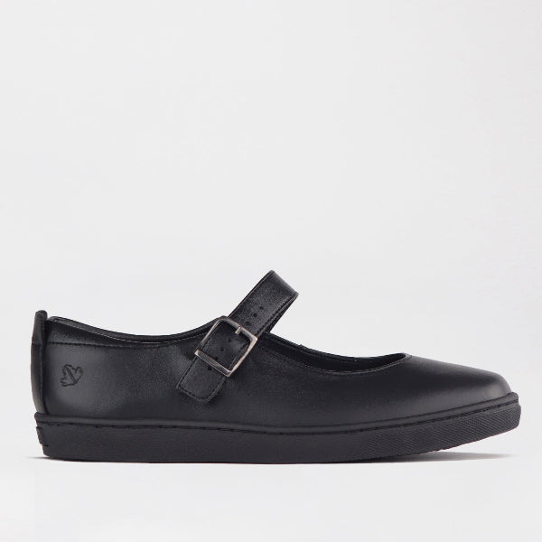 Comfort Girls Leather School Shoes with Buckle – Froggie Shoes
